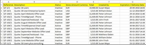 how to add more columns in export to file documents sage crm tips