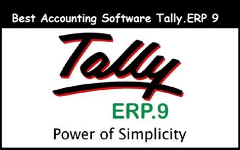 Tally Accounting Software - Tally Erp9 Accounting Software Service ...