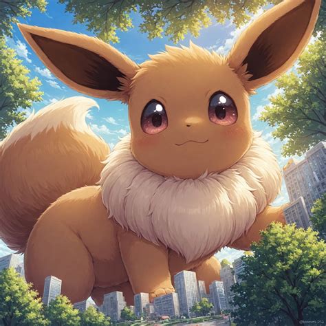 Macro Eevee By Eeveeai On Deviantart