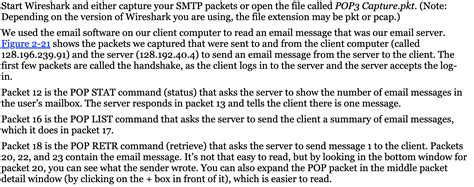 Solved Start Wireshark And Either Capture Your SMTP Packets Chegg