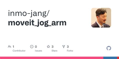 GitHub Inmo Jang Moveit Jog Arm