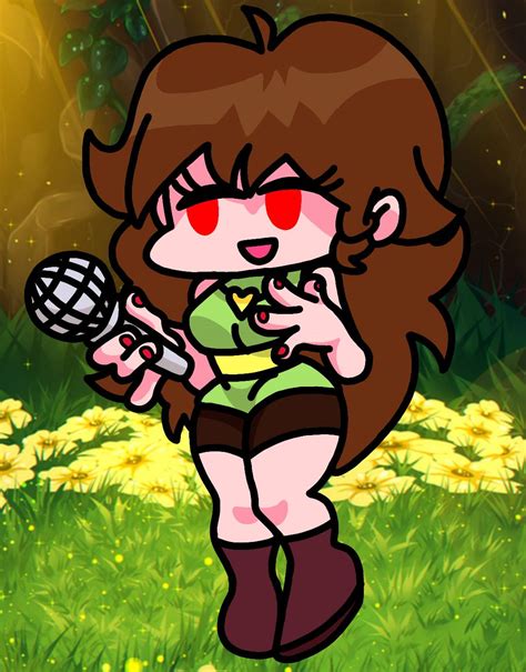 Fnf Gf But Shes Chara By Nastyafnf On Deviantart