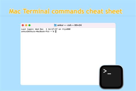 Basic Mac Terminal Commands Sheet For Sharing And Bookmarks