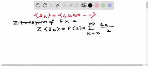 SOLVED z transform Let the impulse train f n δ t n possess Numerade