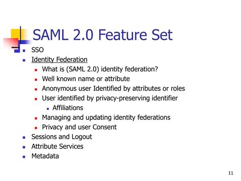 PPT SAML 2 0 Federation Models Use Cases And Standards Roadmap PowerPoint Presentation ID