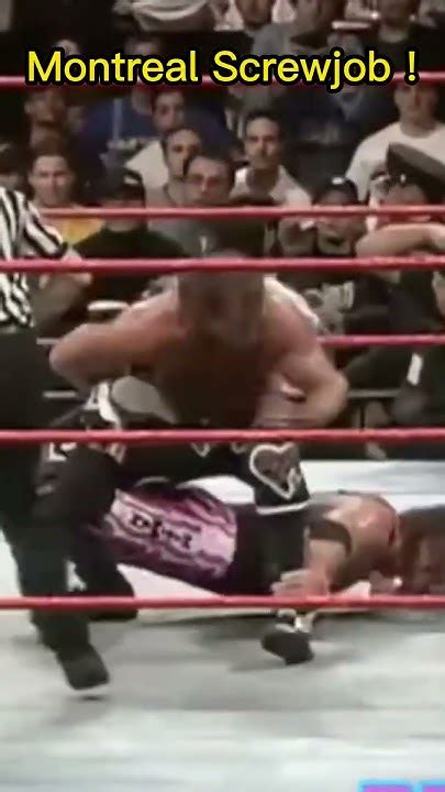The Montreal Screwjob Shawn Michaels Vs Bret Hart Survivor Series