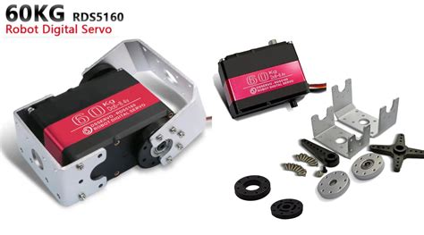 Dsservo Rds5160 60kg Robot Digital Servo High Torque Stainless Steel