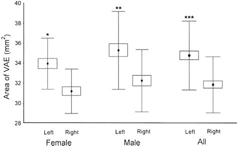 Hemispheric And Gender Differences In The Area Occupied By Vae The