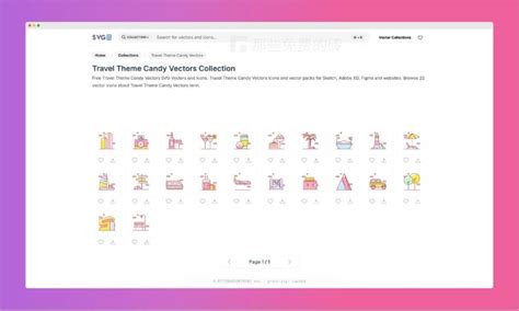 Svg Repo 免费可商用！有 50万 矢量 Svg 格式的插画和图标可下载使用｜那些免费的砖