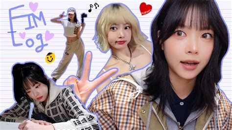 Weverse Le Sserafim Media Fim Log 은채 브이로그 8 L 꾸준히 쓰는 은채의 감정 일기📝 이번에 만채 어머니 지분율 뭐예요🥰
