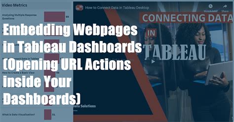 Embedding Webpages In Tableau Dashboards Opening Url Actions Inside
