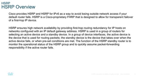 Module Of Fhrp Concepts Regarding Technology9pptx