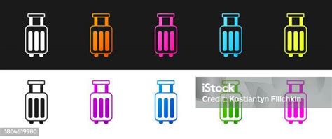 흑백 배경에 격리된 여행 아이콘용 여행 가방을 설정합니다 여행 수하물 표지판 여행 수하물 아이콘 벡터 가방에 대한 스톡 벡터 아트 및 기타 이미지 Istock