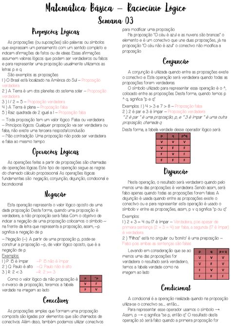 Propositions And Logical Operations Study Notes Mathematics Docsity