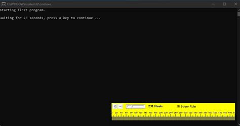 warten sie auf einen befehl zum beenden der ausführung in der windows