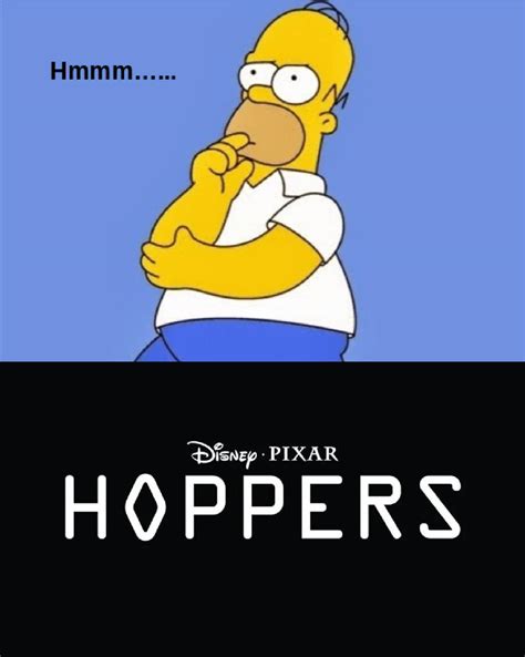 Homer Thinking About Hoppers By Colmodo On Deviantart