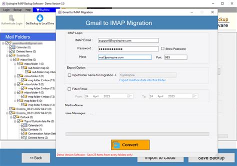 Transfer Emails From One Server To Another