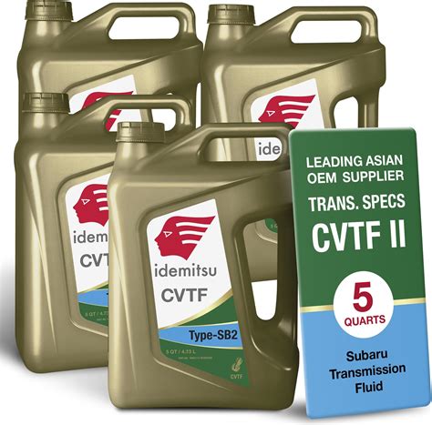 Idemitsu Cvt Transmission Fluid Type Sb2 5 Quart Case 4 Desertcart Canada