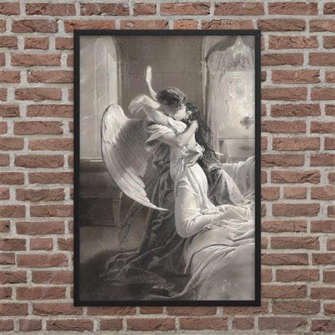 Romantic Encounter By Mihaly Zichy Framed Mihaly Zichy Print Framed