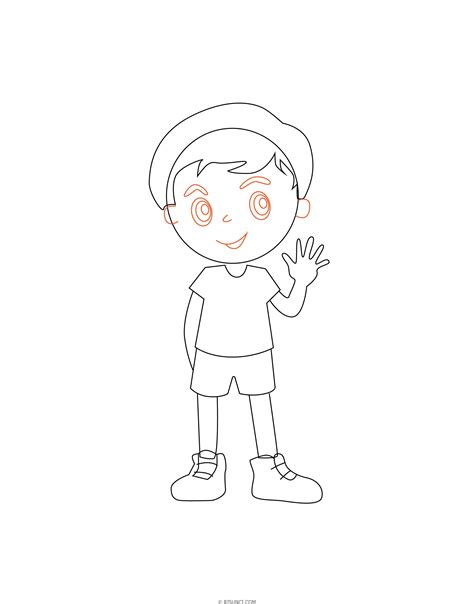 Как нарисовать мальчика поэтапно 🖌 Рисунки карандашом поэтапно