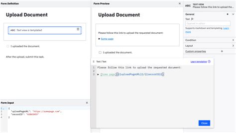 route to external website from camunda 8 form discussion and questions