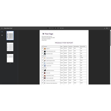 Odoo Product Export Pro Csv Pdf And Excel Support