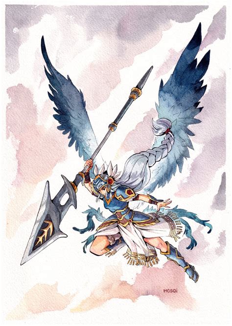 Lenneth Valkyrie Valkyrie Profile Drawn By Mosqi Danbooru