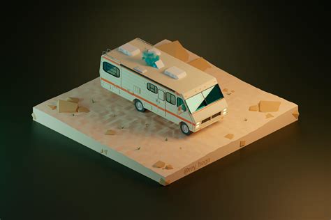 Breaking Bad Fan Art By Me R Low Poly