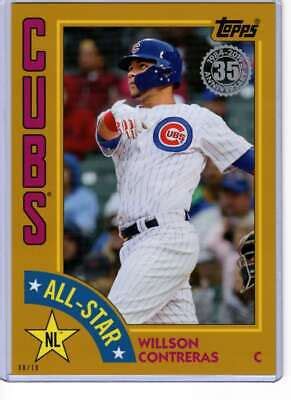 Willson Contreras 2019 Topps 1984 Topps All Stars Oversize 5x7 Gold 84as Wc 10 Ebay