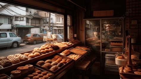빵과 빵이 늘어선 창문 안에 있는 빵집 에도가와구에서 후나보리 행렬을 할 수 있는 거리의 빵집 고화질 사진 사진 음식 배경 일러스트 및 사진 무료 다운로드 Pngtree