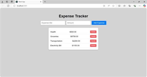 Komal Chame On Linkedin Reactjs Expensetracker Webdevelopment