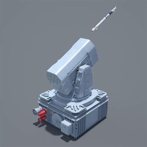 Mk 49 Gmls Rim 116 Rolling 3d Turbosquid 1223757