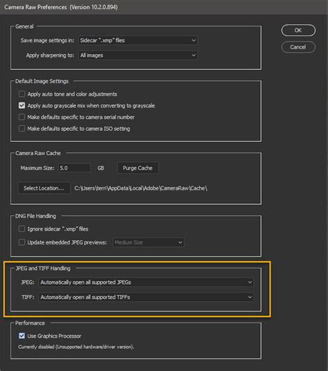 solved 19 1 1 camera raw incompatible page 5 adobe support