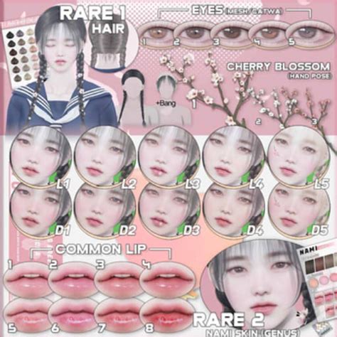 Second Life Marketplace 700 Spring Breeze Gacha Lip 3 Add