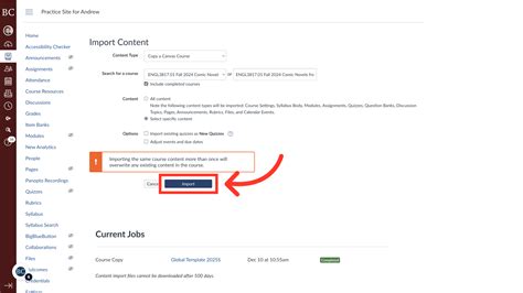 Copying Content From One Canvas Site To Another Digital Learning