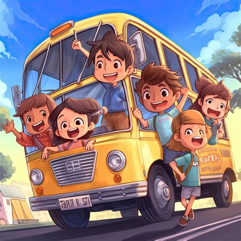 Page 2 Cartoon Bus Trip Images Free Download On Freepik