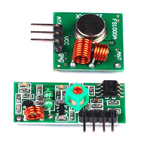 RF Wireless Transmitter And Receiver Link Kit Module Mhz For Remote Control Spectrum