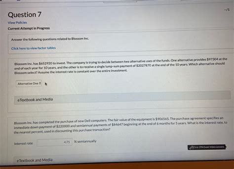 solved question 7 view policies current attempt in progress