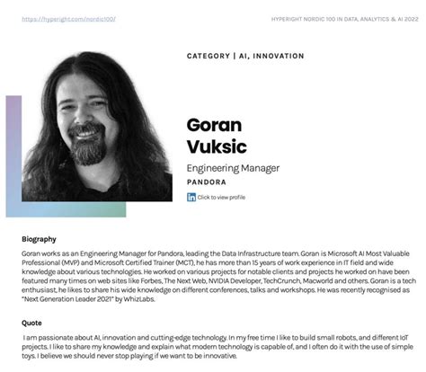 Goran Vuksic On Linkedin Ai Innovation Hyperightnordic100 Dis2030 Hyperight 34 Comments