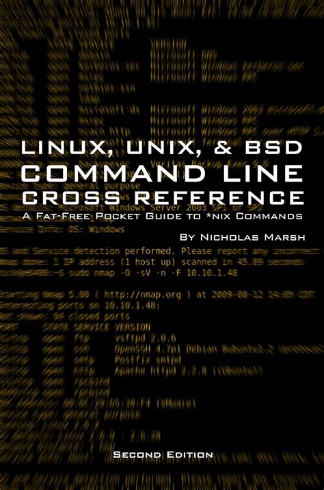 Linux Unix And Bsd Command Line Cross Reference Second