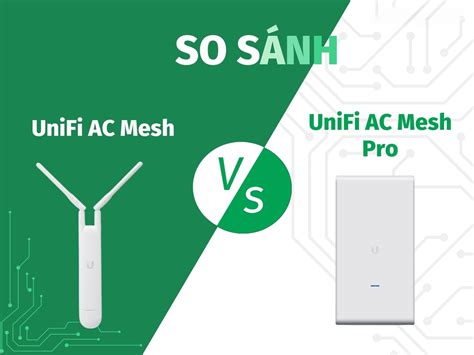 So sánh UniFi AC Mesh và UniFi AC Mesh Pro