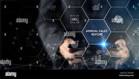 Annual Sales Report Concept Data Analytics For Driving Agile Decision