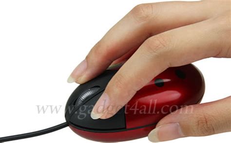 USB Ladybug Mouse GeekAlerts