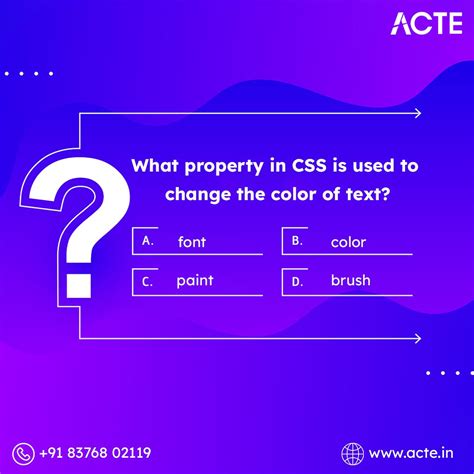 craft visually stunning websites with css with acte technologies