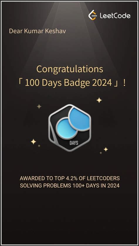 kumar keshav on linkedin 100daysofcoding leetcode dsa c