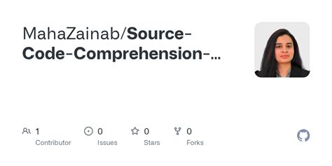 Github Mahazainabsource Code Comprehension Literature Review