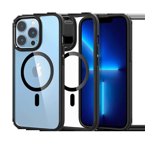 قاب شفاف آیفون 13 پرو Magsafe اسپیگن مدل Ultra Hybrid【appleℕic】