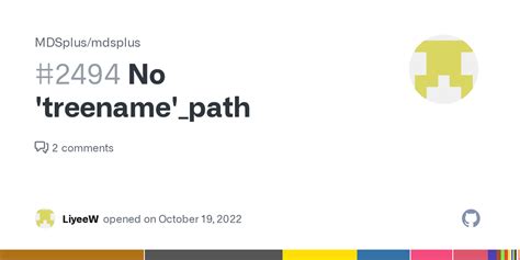 No Treenamepath · Issue 2494 · Mdsplusmdsplus · Github