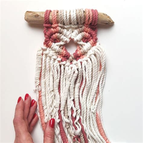 Macrame Heart Pattern Written Pdf And Knot Guide Diy Etsy