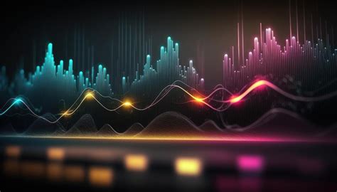 Premium Photo An Abstract Representation Of Sound Waves And Music Frequencies Generative Ai